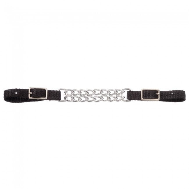 Nylon & Double Flat Chain Curb Strap — Warmblood Tack Store