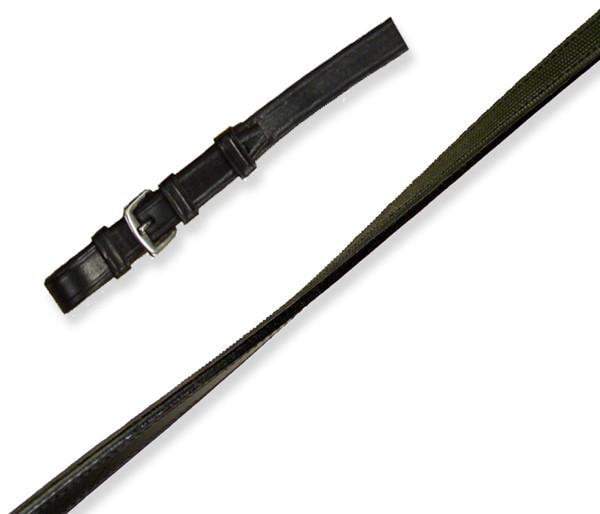 Draft or Warmblood Extra Long Rubber Lined Reins 5/8" — Warmblood Tack ...